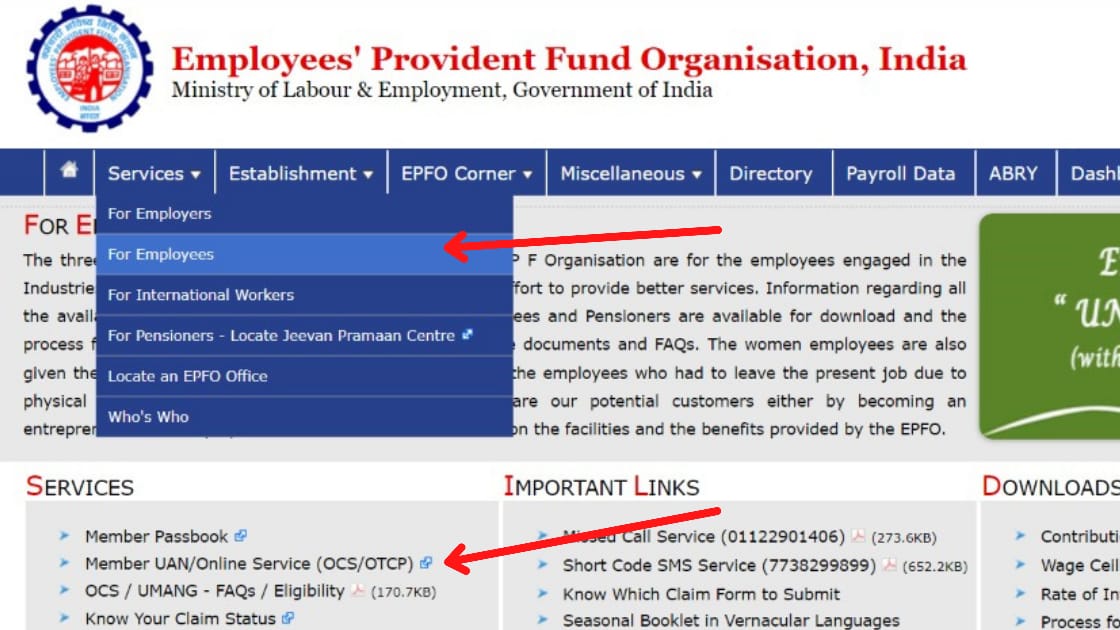 How to Find or Get UAN Number Online for EPFO Portal