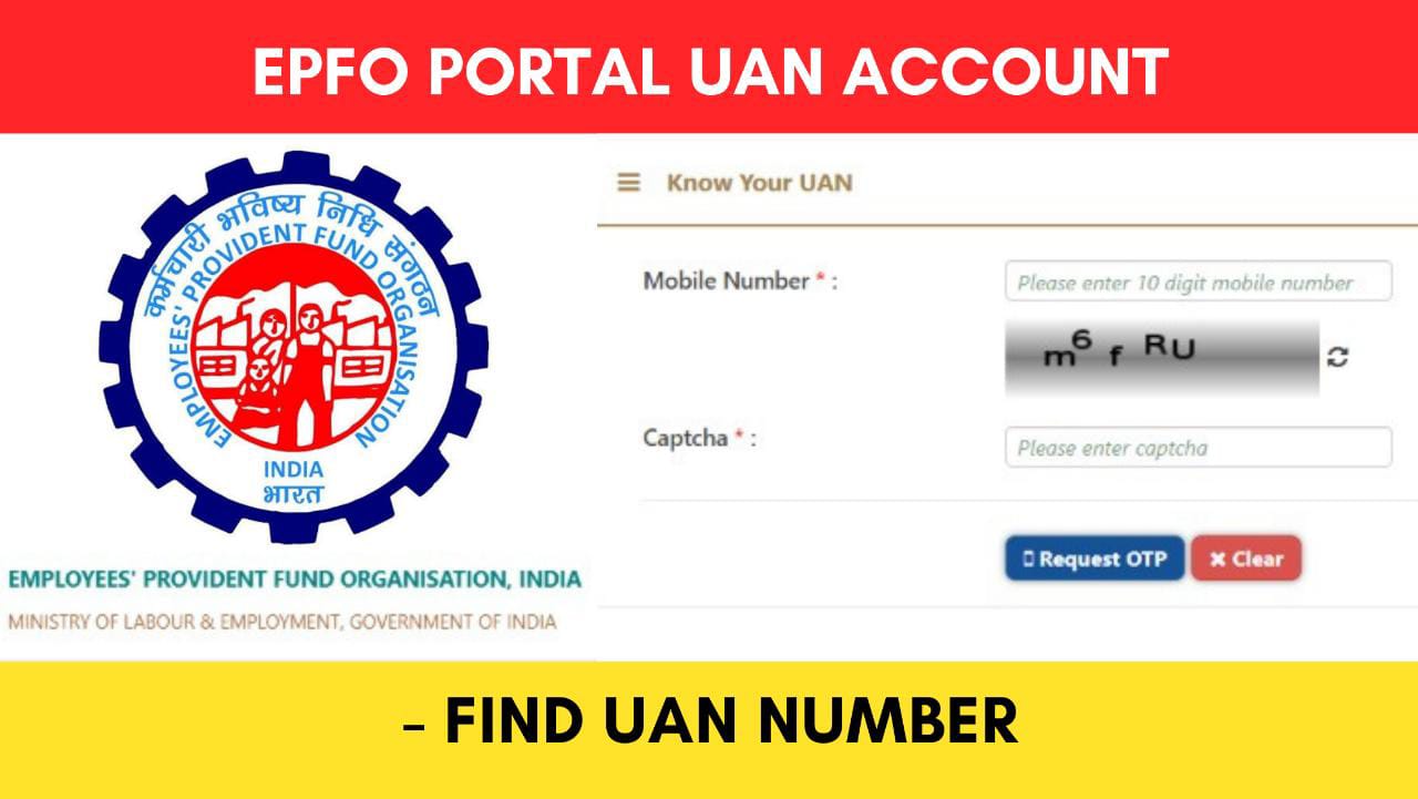 How to Find or Get UAN Number Online for EPFO Portal
