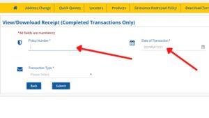 How to Download LIC Premium Receipt Without Login - Dreamtrix Finance