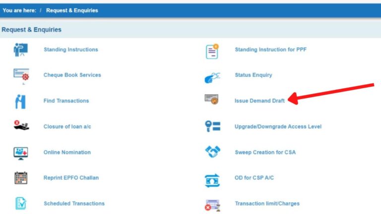 How to Request SBI Demand Draft (DD) Online - Dreamtrix Finance