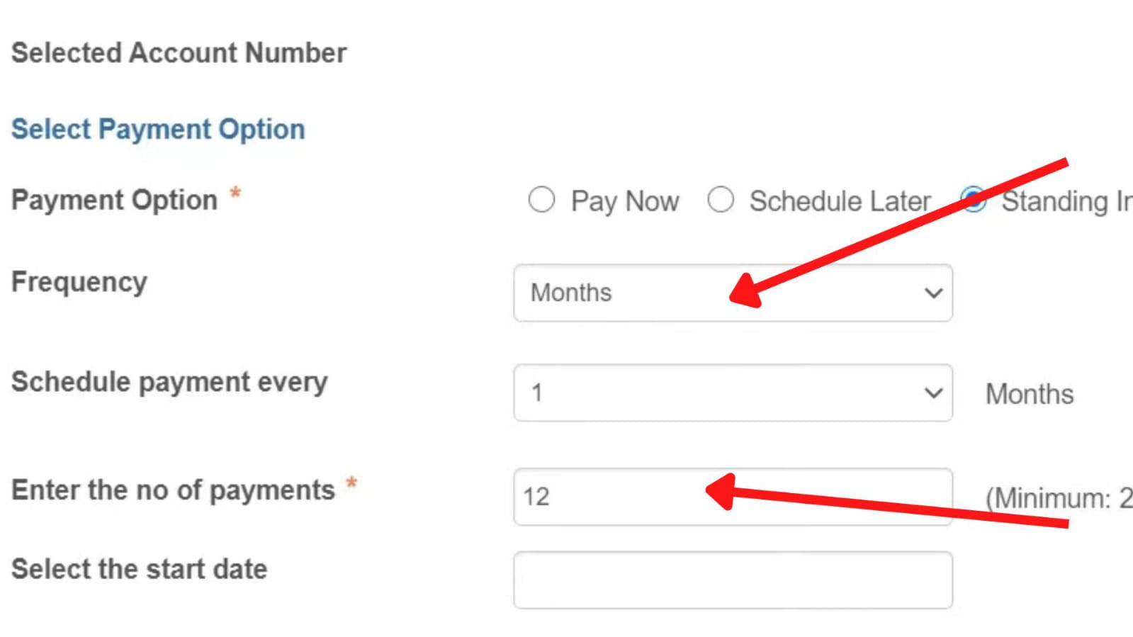 How To Set Standing Instruction (SI) In SBI Using Net Banking ...