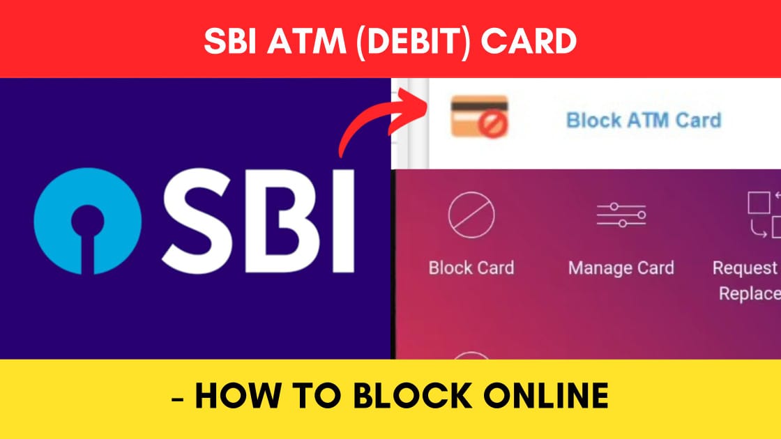 How To Block Sbi Atm Debit Card Using Onlinesbi And Yono