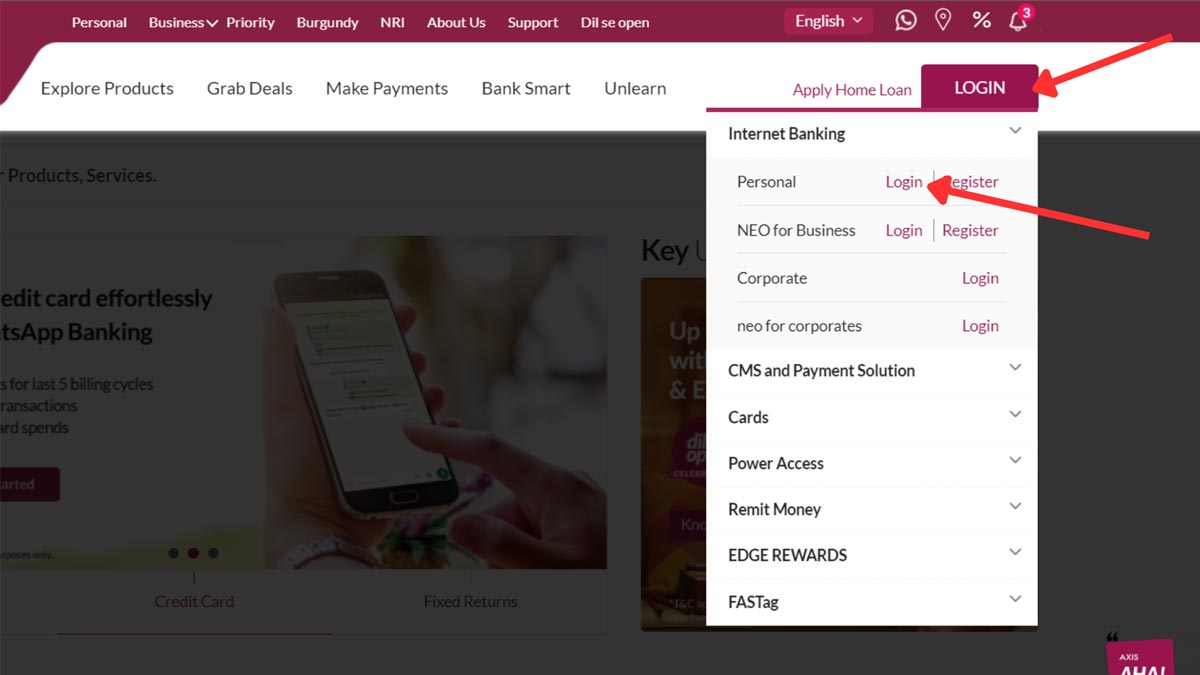 How To Reset Axis Bank Net Banking Password Online (In 4 Steps)