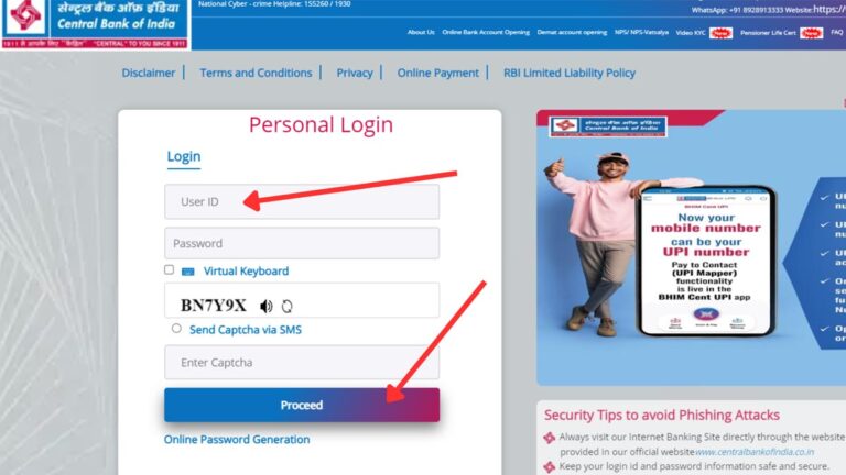 How To Download Central Bank Of India Account Statement PDF